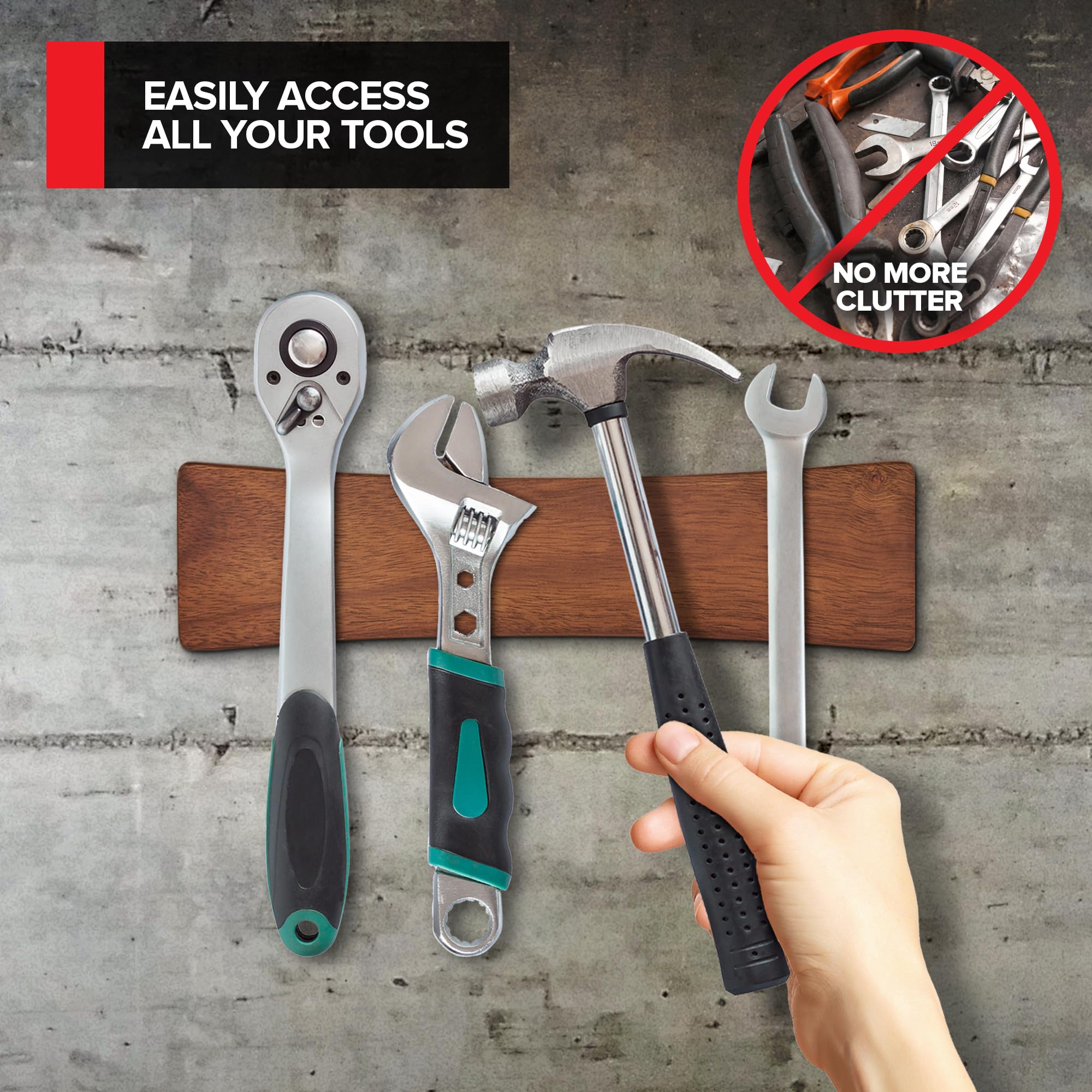 Acacia Wood Knife Rack - 10 Inch – Stock Your Home