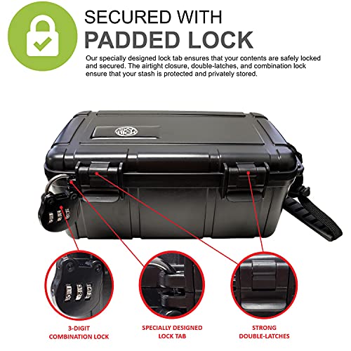 Smell Proof Stash Box with Combination Lock - Odorless Portable Storag ...